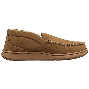 Dockers Men's Craig Ultra-Light Mid Moccasin Premium Slippers, Beige, 12 M US