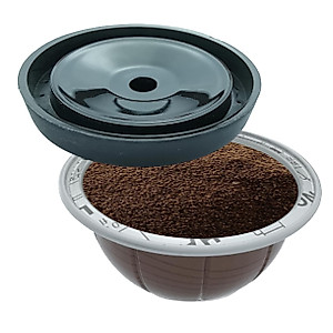 4 REUSABLE COFFEE CAPSULE DISCS: refillable for VERTUOLINE & VERTUO capsules pods, compatible with NESPRESSO VERTUOLINE & VERTUO pods, 4 DISC SET for capsule SIZE 1.35/2.70/5.07/7.77/14.00 FL OZ