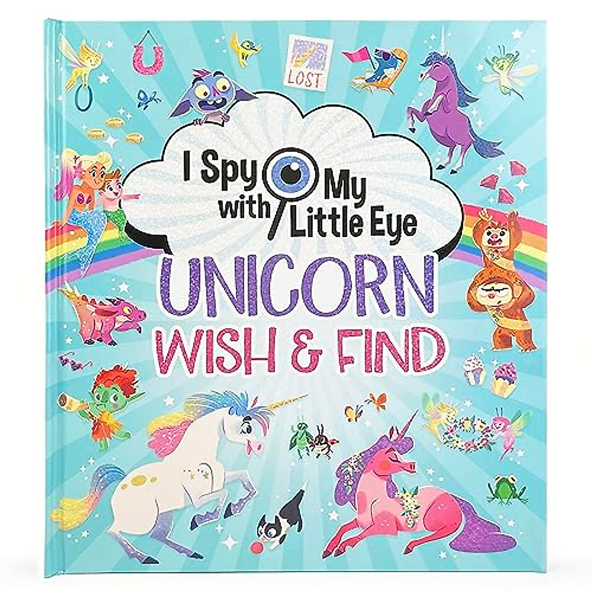 I Spy With My Little Eye Unicorn Wish & Find - Kids Search, Find, and Seek Activity Book, Ages 3, 4, 5, 6+