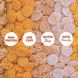 Whisps Cheese Crisps Parmesan Cheese | Protein Chips | Healthy Snacks | Protein Snacks, Gluten Free, High Protein, Low Carb Keto Food (2.12 Oz, 6 Pack)