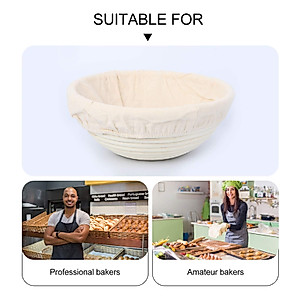 DOITOOL 1PCS Round Bread Proofing Baskets for Sourdough Bread,Sourdough Proofing Basket Set for Bread Making for Kitchen