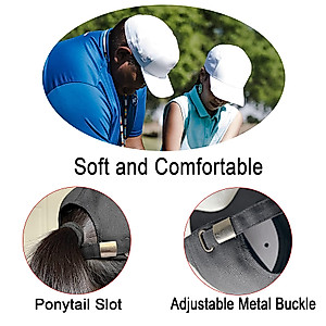 PFFY 2 Packs Baseball Cap Golf Dad Hat for Men and Women Hat Black+Red