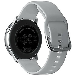 Samsung Galaxy Watch Active - 40mm, IP68 Water Resistant, Wireless Charging, SM-R500N International Version (Silver)