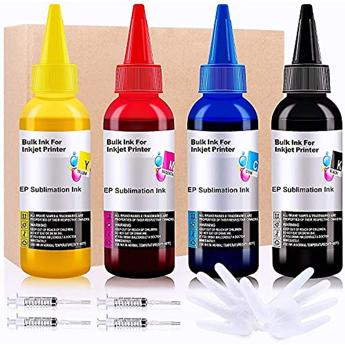 seogol Sublimation Ink for Printers ET-2720 ET-2760 ET-2750 ET-15000 ET-4700 ET-3760 WF-7710 WF-7720 WF-7210 C88+ ETC. 400ml
