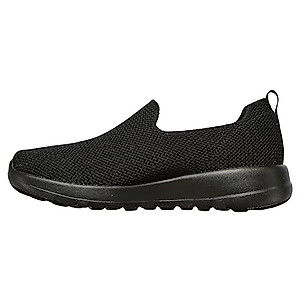 Skechers womens Walking Sneaker, Black, 7 US