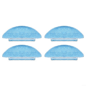Replacement Vacuum Mop Cloth Pads For Tikom L9000, for Lubluelu SFor L60D,SFor L61 Robot Washable Cleaning Cloth(4 PACK)