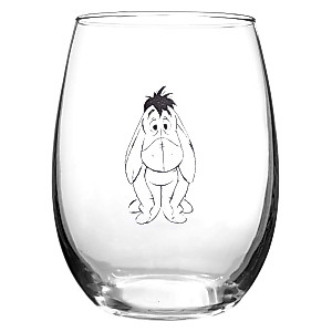 Winnie The Pooh Collectible Wine Glass Set (Eeyore),16 fl oz