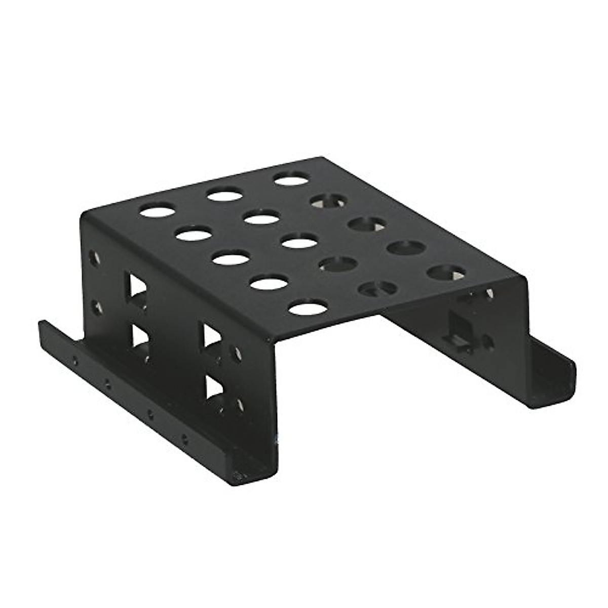 JXSZ Aluminum Dual 2.5" SATA IDE SSD/HDD to 3.5" Mounting Bracket for Desktop PC Drive Bay Kit