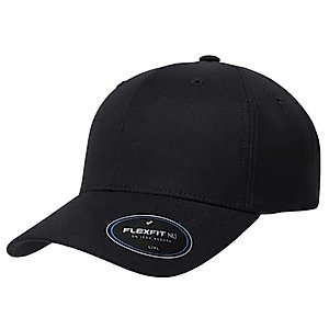 Flexfit Womens Nu Cap Hat, Black, Large-X-Large US