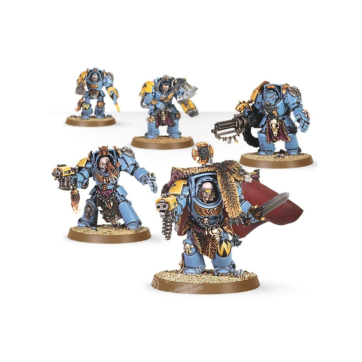 Games Workshop Wolf Guard Space Marine Terminator Squad Warhammer 40k