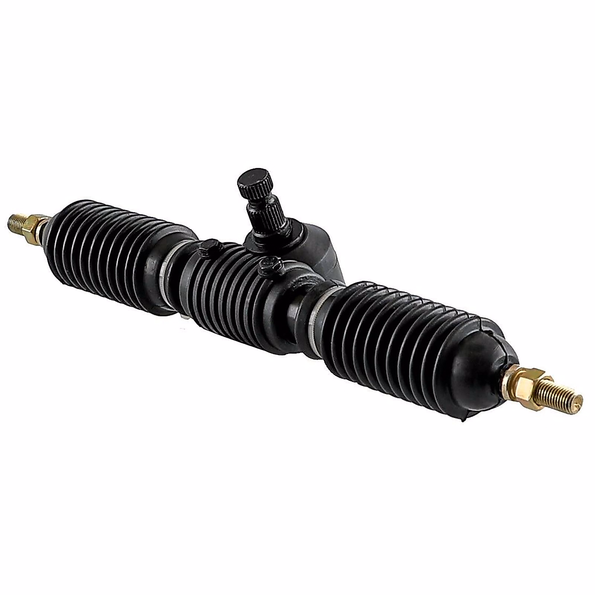 TDPROMOTO Steering Wheel Steel Kit Gear Rack Pinion Adjustable Shaft Set Replacement for 110cc Go Kart