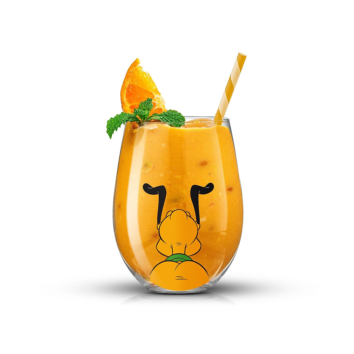 JoyJolt Disney Mickey Mouse Squad Collection Tumblers. 15oz Stemless Wine Glasses Set of 4 Stemless Drinking Glasses. Disney Gifts Stuff, Disney Wine Glass Mickey Mouse Cup Set