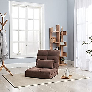 JFGJL Fold Down Sofa Bed Adjustable Floor Couch Sofa Leisure Sofa Bed Convertible Upholstered Guest Sleeper