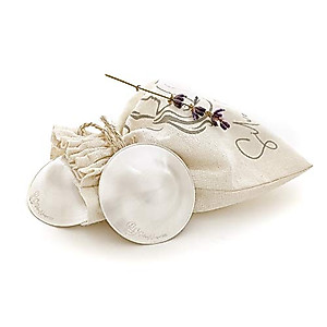 Silver Nursing Cups Nipple Cover Nipple Soother for Newborn Breastfeeding Moms, The Original 925 Silver Nursing Cups