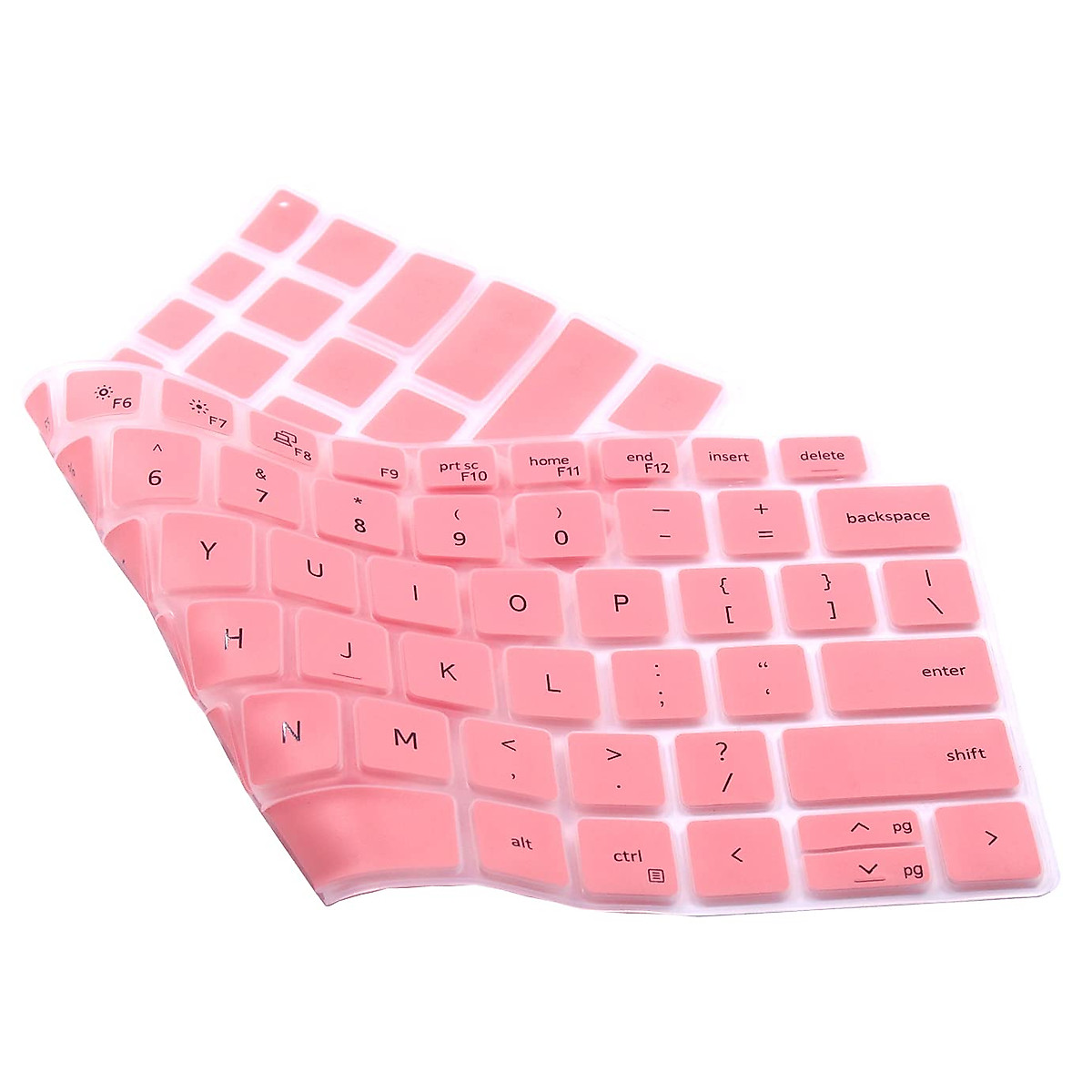 Keyboard Skin Cover Compatible for 2022 2021 Dell Latitude 5000 5320 5330 7330 13.3" Notebook, Dell Latitude 5320 Keyboard Accessories [Not fit Latitude 5420 7520 7410 7420 9520 9420 9510] (Pink)