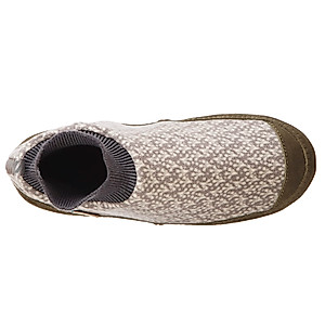 Acorn Unisex Polar Pair Ankle Fleece Slipper Sock, Ash, 9-10 US Women