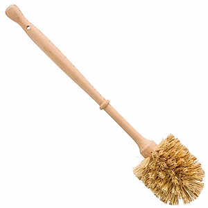 Redecker Union Fiber Toilet Brush with Untreated Beechwood Handle, Made in Germany