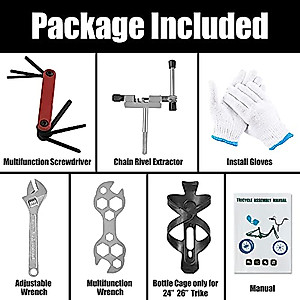 Foxtell Adult Tricycle 7 Speed Three Wheel Adult Trike Cruiser Bikes, 20/24/26 inch Wheel Options, Low Step-Through Steel Frame, Shopping Basket, Multiple Colors (20" Wheel/7-speed, Cyan)