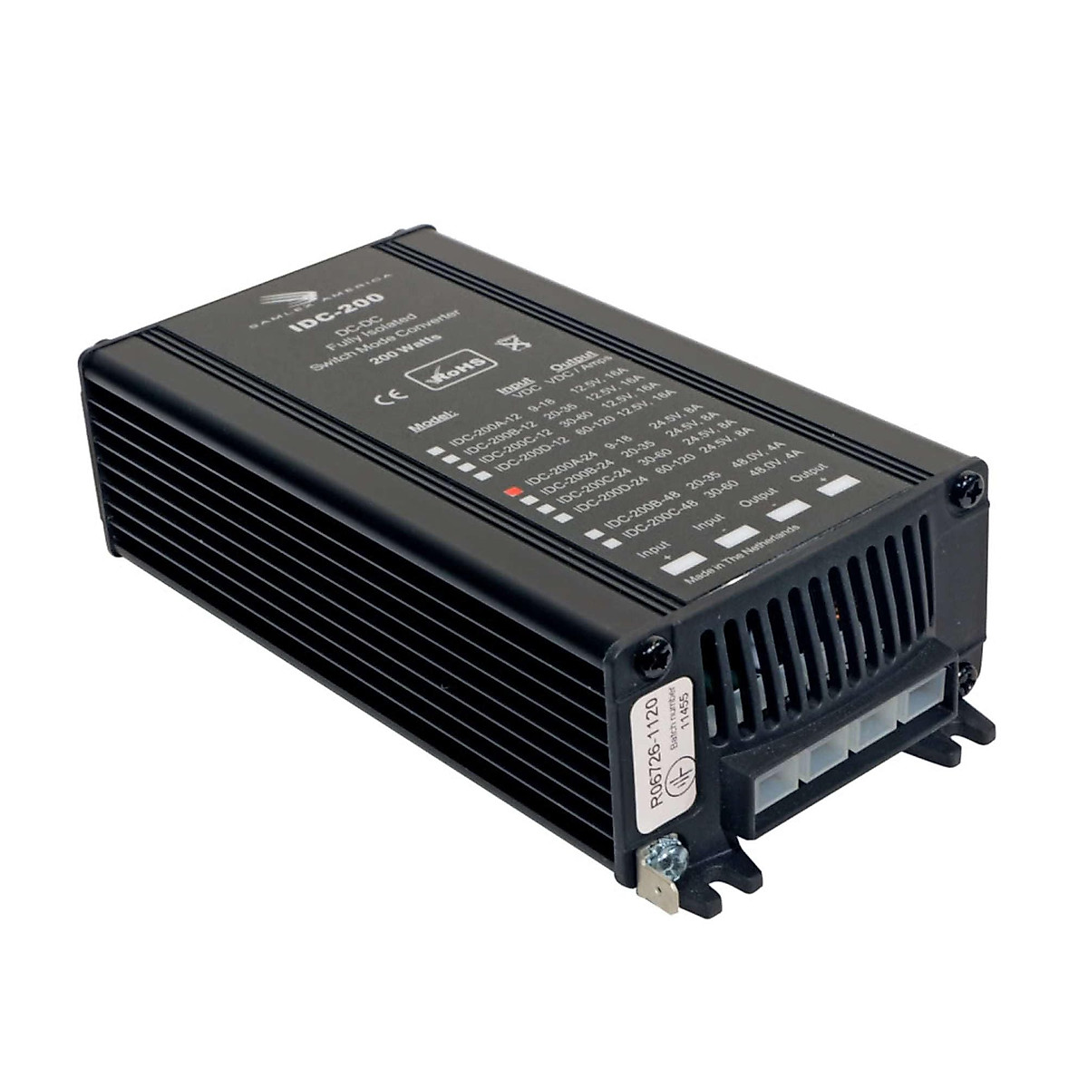 Samlex 200W Fully Isolated DC-DC Converter - 16A - 60-120V Input - 12V Output