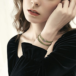 The Brass Horse Cute Cactus Charm String Bracelets for Women Adjustable Colorful Braided Handmade Beach Bracelets Cactus Gifts Jewelry for Women Men Cactus Lovers Inspirational Gift