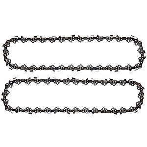 2-PACK 16" replacement chain for Worx WG300 WG303 WG303.1 WG304 Chainsaw Chain Blade 57DL 3/8LP .05