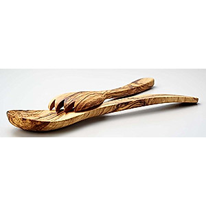 Naturally Med Olive Wood Salad Servers