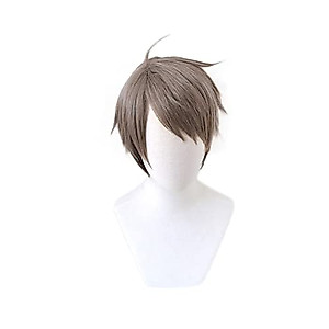 Liamiona Cosplay Short Wig Heat Resistant Synthetic Hair Anime Wig Halloween Carnival Party Wigs
