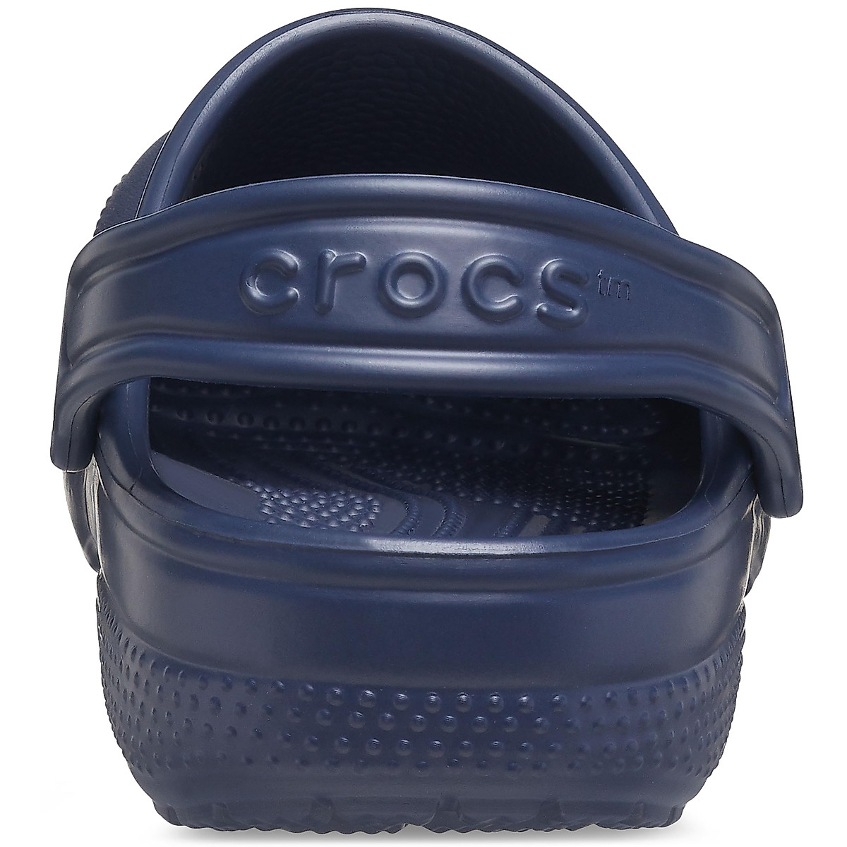 Crocs Unisex-Child Classic Clogs, Navy/Navy, 4 Big Kid