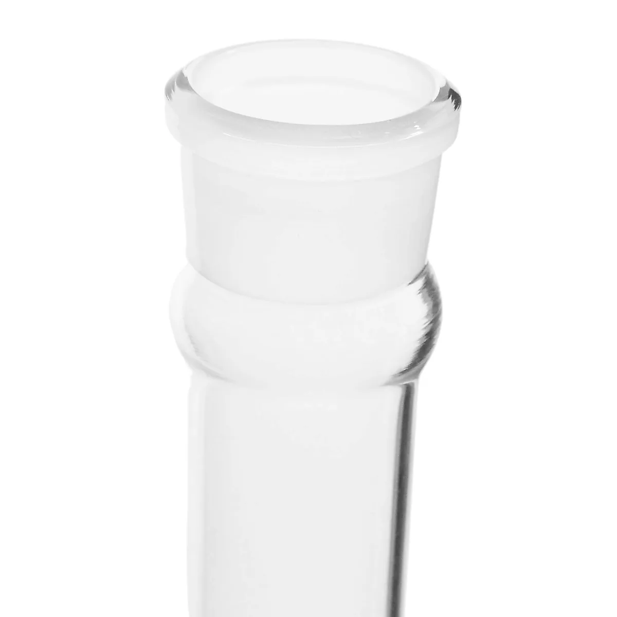 EISCO Volumetric Flask, 500ml - ASTM, Class A - Tolerance ±0.20ml - Interchangeable, Size 19 Polypropylene Stopper - Single, White Graduation - Borosilicate Glass