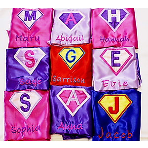 Personalized Super Hero Capes kids - Name/Initial Embroidered Toddler Superhero Costume for Superhero Party - Gift for Superhero Themed Birthday Party, Costume Party, Special costumes for kids