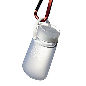 humangear GoToob+ 3-Pack (Small) | Refillable Silicone Travel Bottle | Locking Lid | Food-Safe Material, Clear/Purple/Teal, Small (1.7 fl.oz; 53ml)