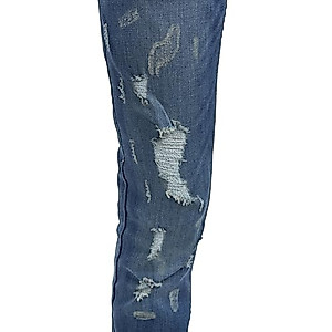 Levi's Boys' 510 Skinny Fit Destructed Jeans, Paper Shredder, 12