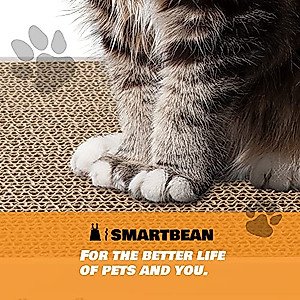 Cardboard Scratcher Pad Scratching Post:Smartbean 3PCS Cat Cardboard,Cat Scratch Pad,Cat Post,Double-Sided Design for Double Life