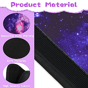 4 Pieces Seat Belt Cover for Kids Soft Car Shoulder Strap Pad Safety Belt Cushion Baby Car seat Neck Pads in Different Starry Sky Design for Boys and Girls