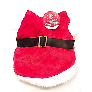 Christmas Santa Suit Festive Outfit for Small Dogs or Puppies