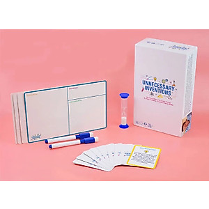 Funderdome Unnecessary Inventions - The Game Where You Invent Things to Solve Problems That Donâ€™t Really Matter, Ages 12+ for 4-8 Players