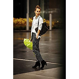 Lewis N. Clark Travel Umbrella Windproof & Water Repellent Fabric, Automatic Open Close & 1 Year Warranty, Orange