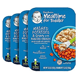 Gerber Graduates Lil' Meals Mashed Potatoes & Gravy with Roasted Chicken & Carrots, 6.6 OZ