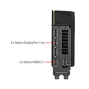ASUS ROG Strix LC NVIDIA GeForce RTX 3090 Ti OC Edition Gaming Graphics Card (PCIe 4.0, 24GB GDDR6X, HDMI 2.1, DisplayPort 1.4a, Full-coverage cold plate, 240mm radiator, 600mm tubing, GPU Tweak)
