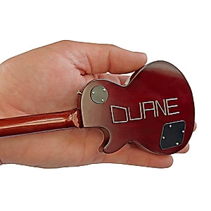 Duane Allman Gibson Les Paul Tobacco Burst "DUANE" Back Mini Guitar Model