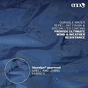 ENO Ember UnderQuilt - Protective and Warm Hammock Quilt with Recycled Synthetic Insulation - for Camping, Hiking, Backpacking, Festival, Travel, or The Beach - Pacific