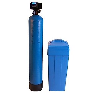 Fleck USA 5600 SXT Metered 48K Grain Water Softener Ships Loaded USA Structural Blue Mineral Tank