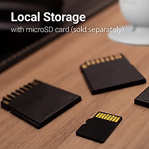 Bosma CapsuleCam Pro Baby Monitor, Indoor Security Camera with Phone app, 1080p HD WiFi Camera with 2 Way Audio, 162° Super Wide Angle, Color Night Vision, Motion & Sound Detection, Free Local Storage