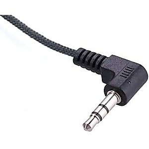 3.5mm Wired Condenser Headset Microphone, Flexible Wired Boom Conference Speech Speaker for Coaches, Tour Guides,Presentations （cord length 3.3ft）