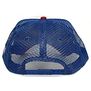 Back To Back World War Champs Eagle Unisex-Adult Trucker Hat -One-Size (Royal/Red)