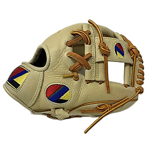Ballgloves Vivid Series Intermediate Age Baseball Glove Right Hand Throw (Infield Camel Color)