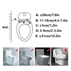 RADAAB Non-Electric Bidet Attachment for Toilet- Retractable Dual Nozzle with Adjustable Water Pressure, Fresh Water Bidet Toilet Seat Attachment,Easy to Install
