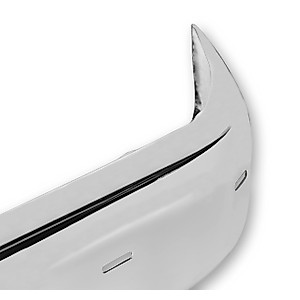 Holley Classic Trucks 04-404 GMT400 Premium Front Bumper - w/Impact Strip & Bumper Guard Holes - Chrome