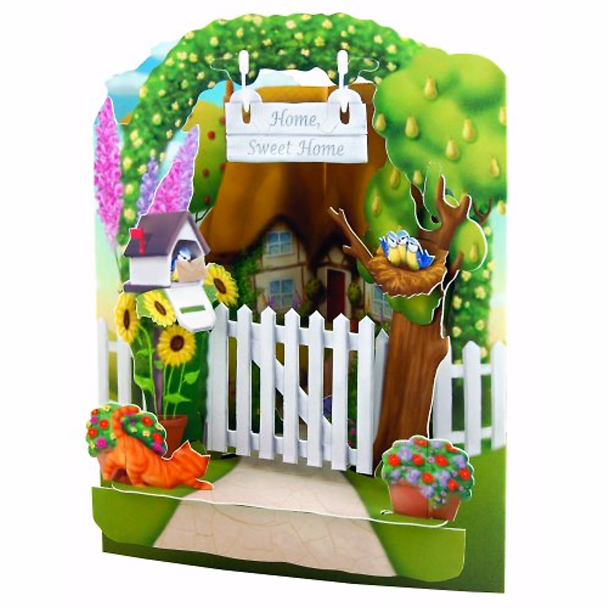 Santoro Interactive 3D Swing Greeting Card, Home Sweet Home