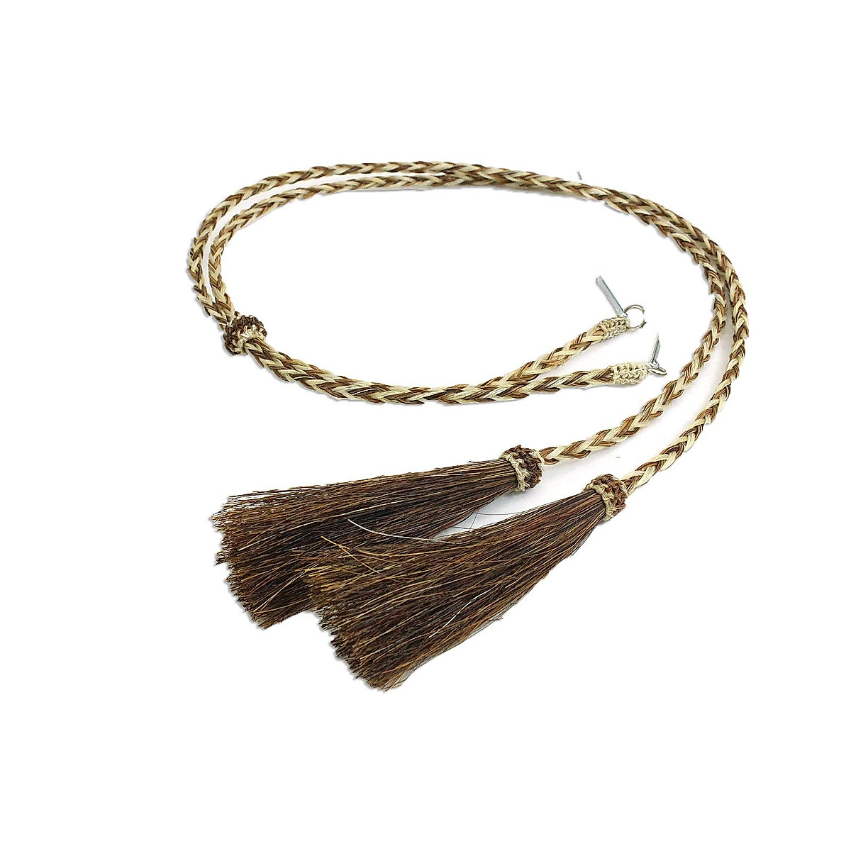 M&F Western Products Womens 0296232 Blonde/Braided Horse Hair Tassel Stampede String